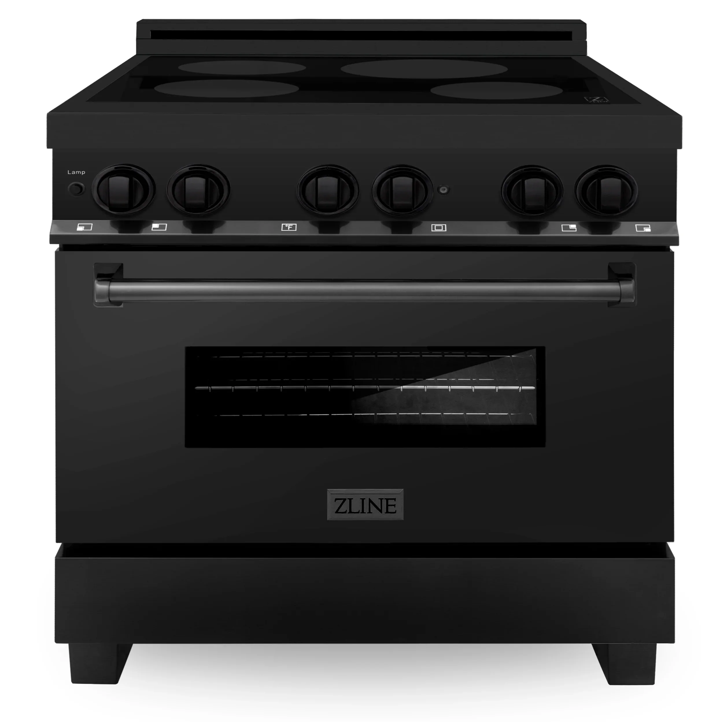 ZLINE 36" 4.6 cu. ft. Induction Range with a 5 Element Stove and ...