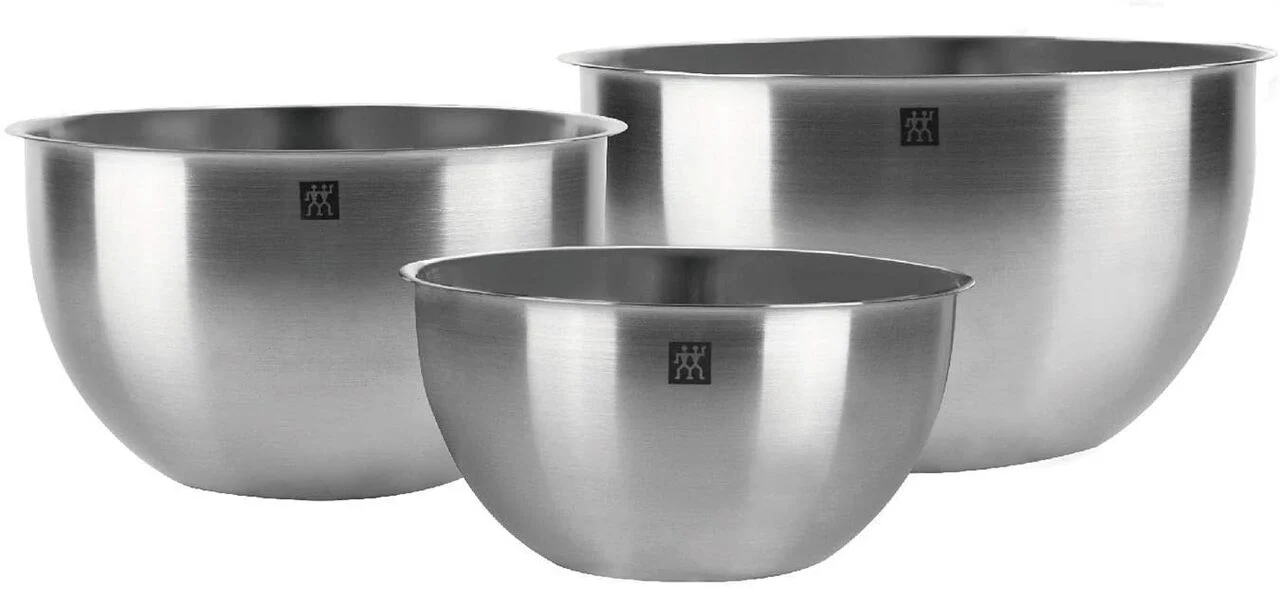 Zwilling : Stainless Steel Mixing Bowl | 40202-005 | 3-piece Set - Abtshop