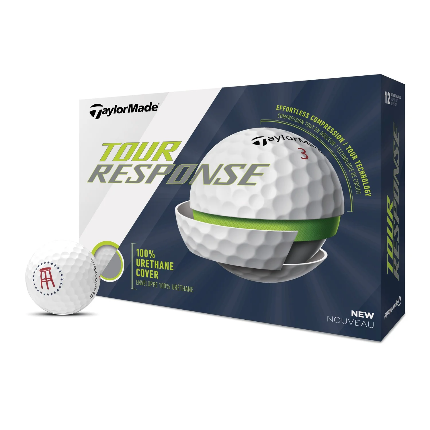 TaylorMade x Barstool Tour Response Golf Balls - Set of 1 Dozen - Abtshop