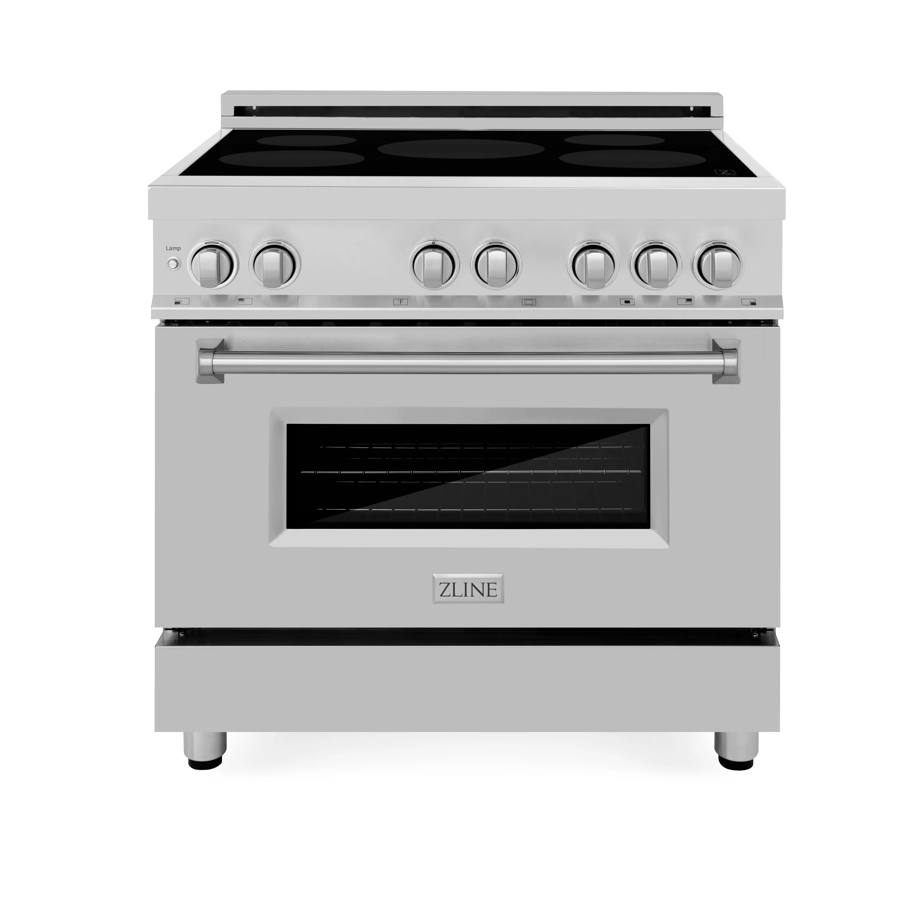 ZLINE 36" 4.6 cu. ft. Induction Range with a 5 Element Stove and ...