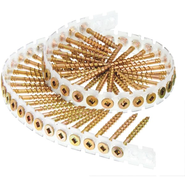 Senco DuraSpin #8 x 1-3/4 In. Square Recess Flat Double Thread Collated ...