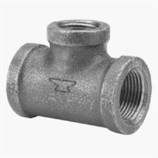 Anvil 3/4 In. x 3/4 In. x 1/2 In. Reducing Malleable Black Iron Tee ...