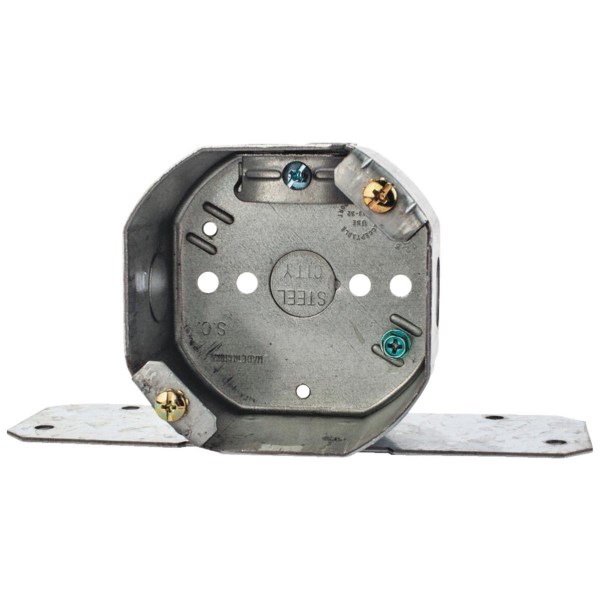 Steel City 4 In. New Construction Octagon Ceiling Fan Support Box - Iieemm