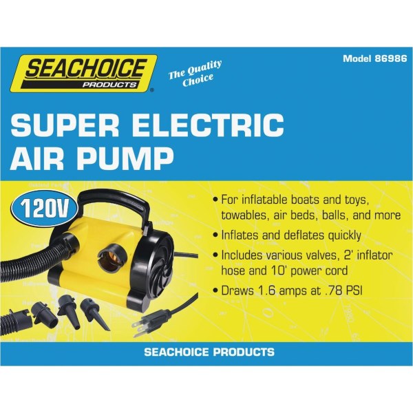 Seachoice 120 Volt 0.78 psi General Inflatables and Boating Super ...