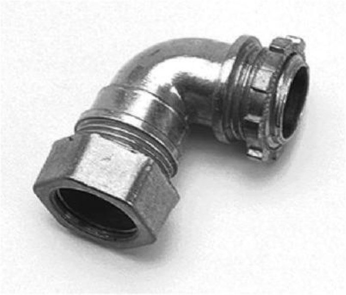 Halex 3/4 In. Compression 90-Degree EMT Conduit Connector - Iieemm