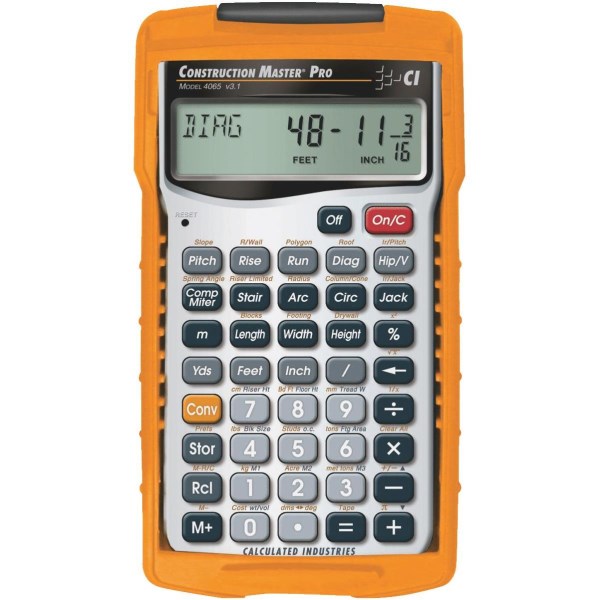 Calculated Industries Construction Master Pro Project Calculator - Iieemm