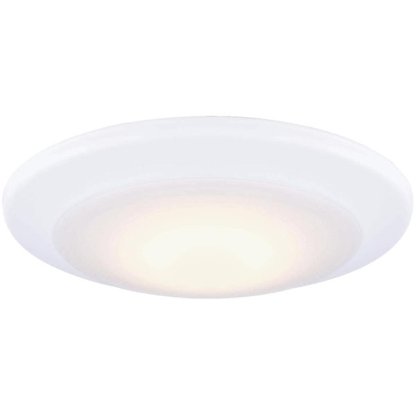Canarm 4 In. White LED Disc Flush Mount Light Fixture - Iieemm