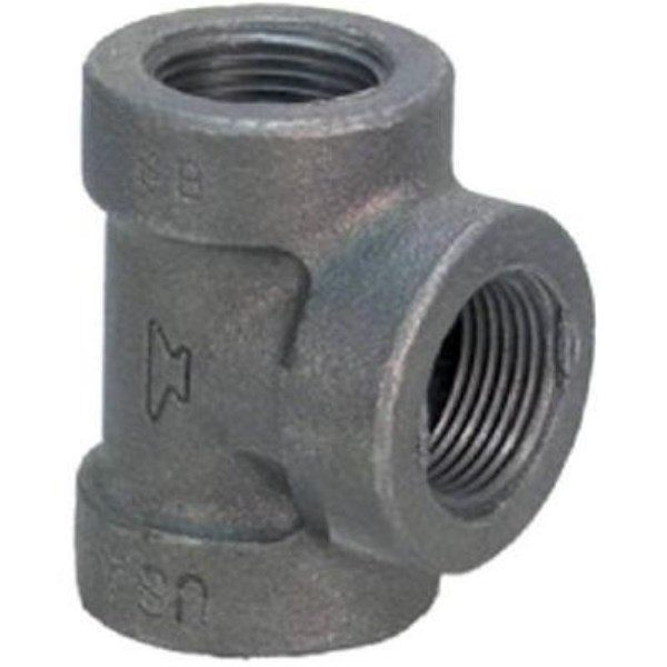 Anvil 1/8 In. Malleable Black Iron Tee - Iieemm
