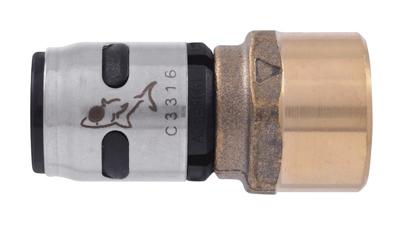 SharkBite EvoPex 1/2 In. x 1/2 In. FPT Push-to-Connect Plastic ...