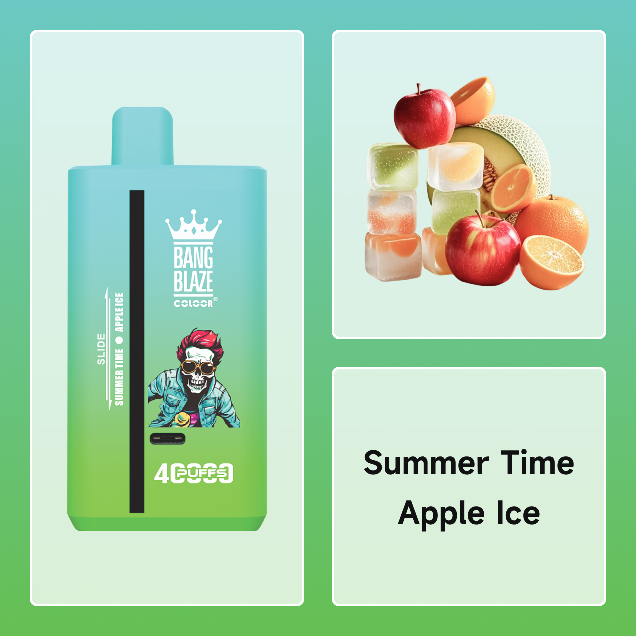 BANGKING 40000 Puffs-Summer Time & Apple Ice - foggycretaceous